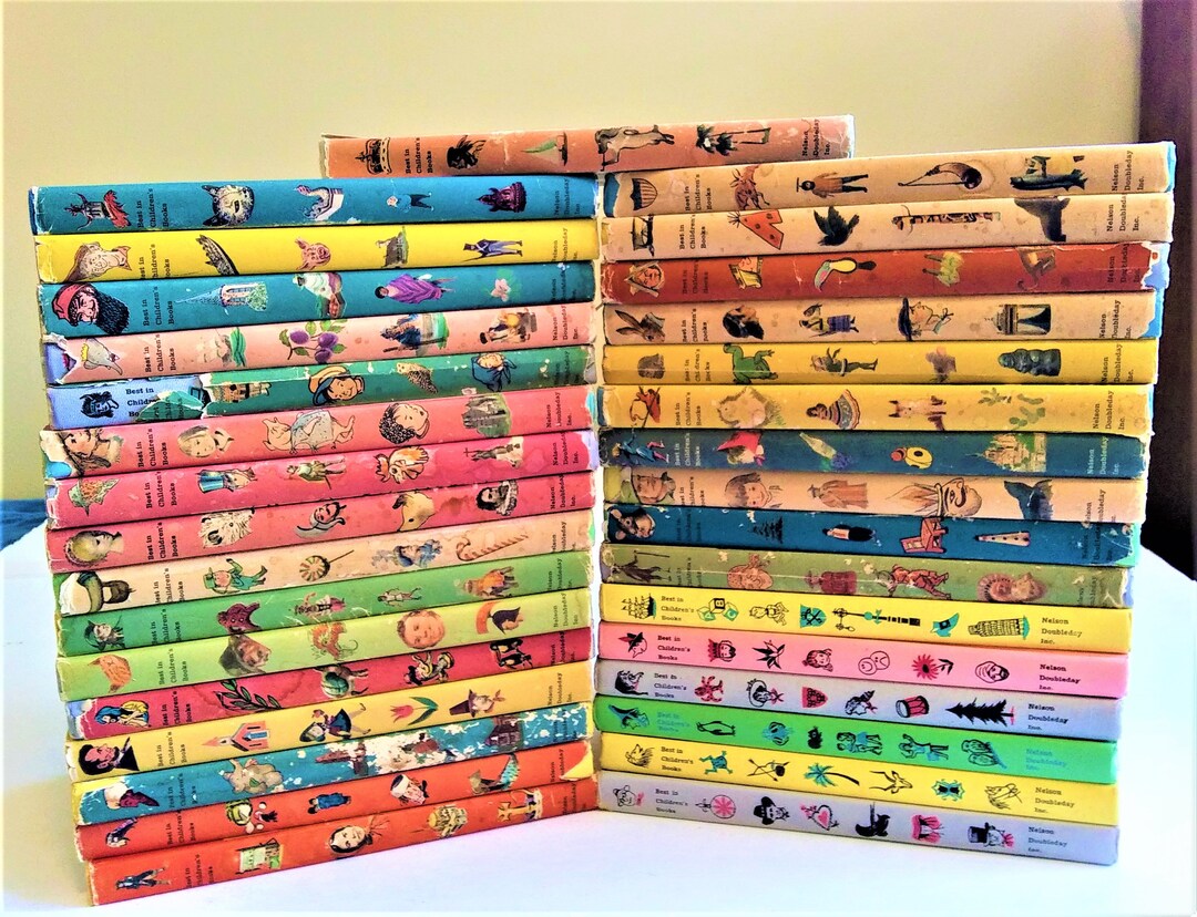 Vintage Lot 33 Best in Children's Books 1950-60s Most W Djs Nelson ...