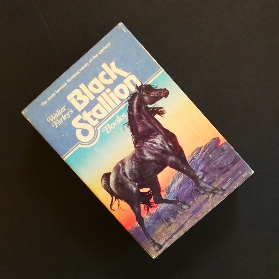 Set 4 Walter Farley Black Stallion Horse Books Vintage Children Set Lot ...