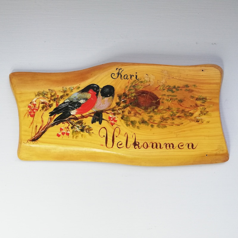 Velkommen Sign - Etsy