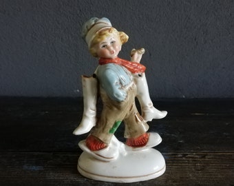 Vintage Bisque Porcelain Blue Boy Figurine From the Famous - Etsy