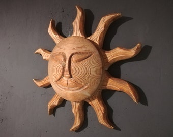 Wood Sun Art - Etsy
