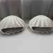 Mid Century Modern Pottery Shell Wall Vase Set of 2 Danish Modern 1970s ...