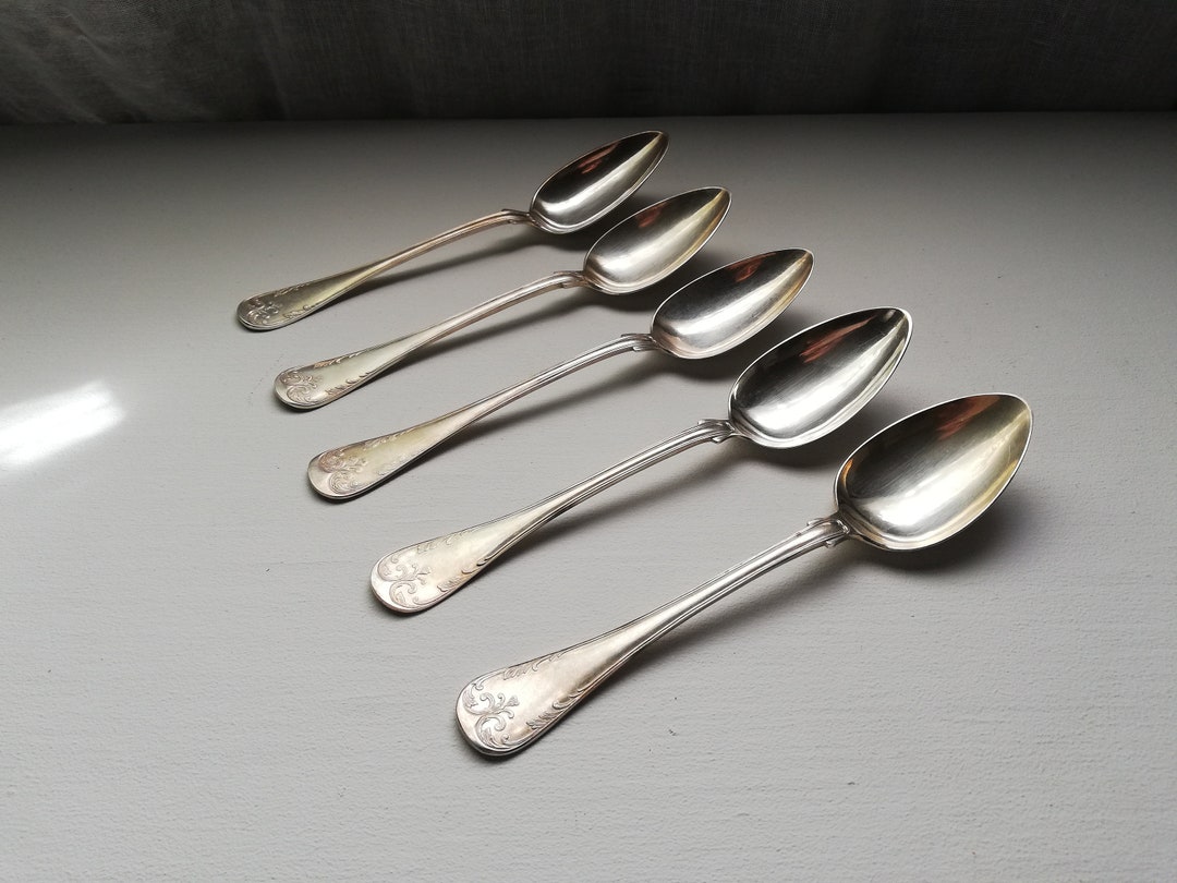 Silver Plate Tablespoon AB Prima NS . Set of 5 - Etsy