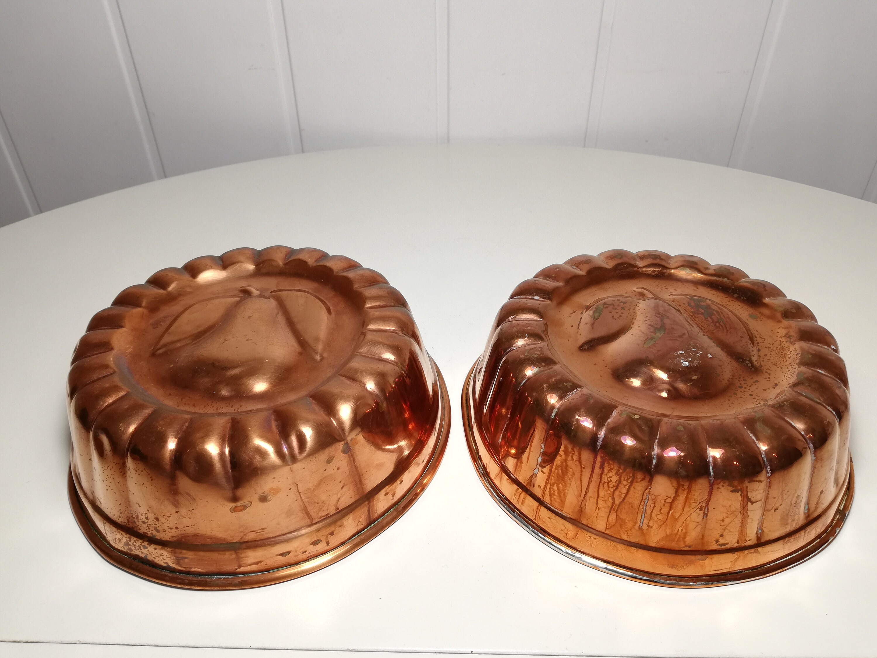 Vintage Copper Baking Pan. Copper Form. Set 2 Decorative Wall | Etsy