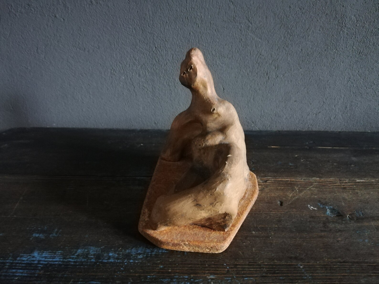 Clay Abstract Art Figurine Decor Handmade Home Design Table | Etsy