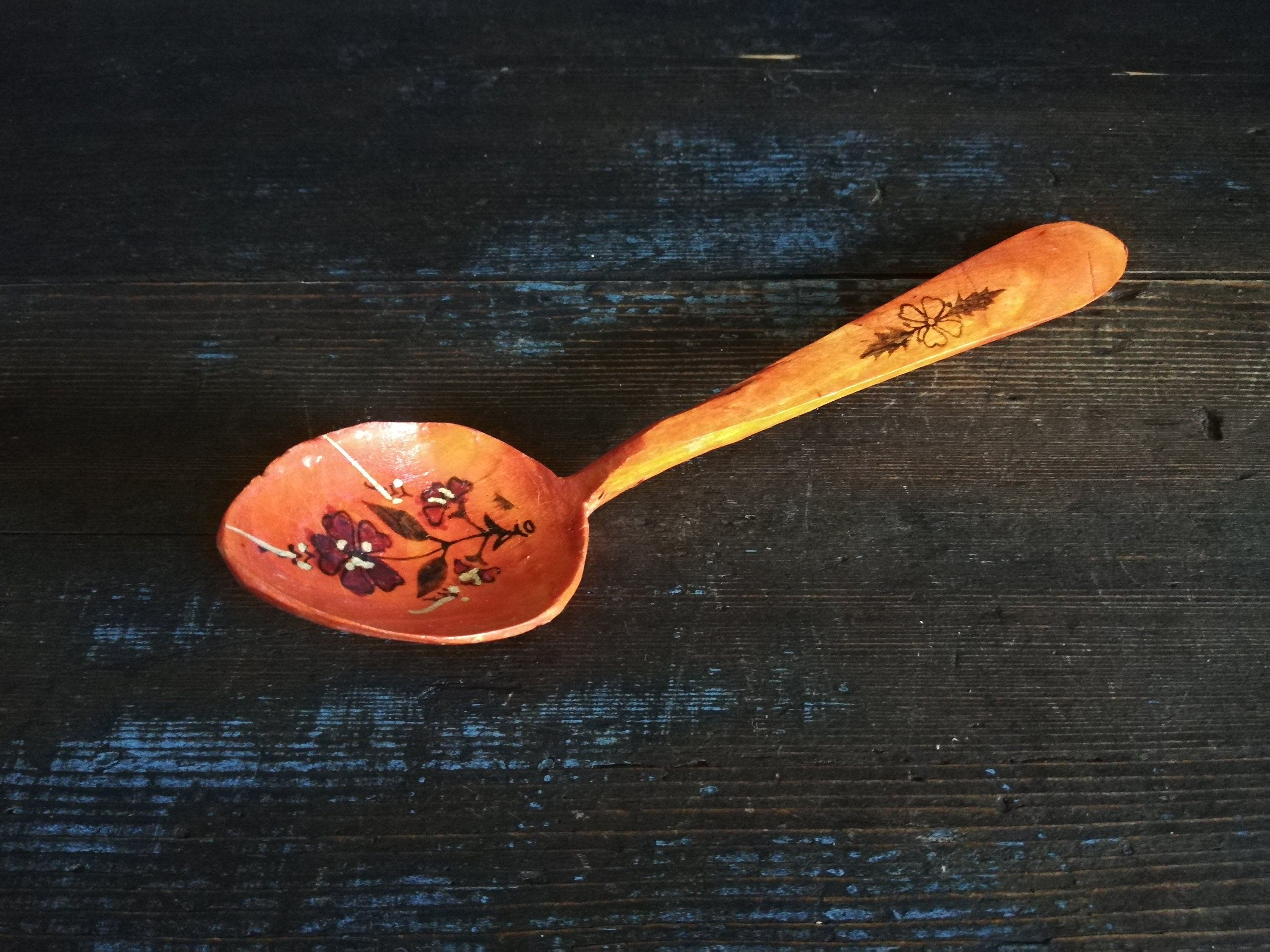 Turkish Wooden Spoon Korucu Bucagi Handmade Vintage - Etsy