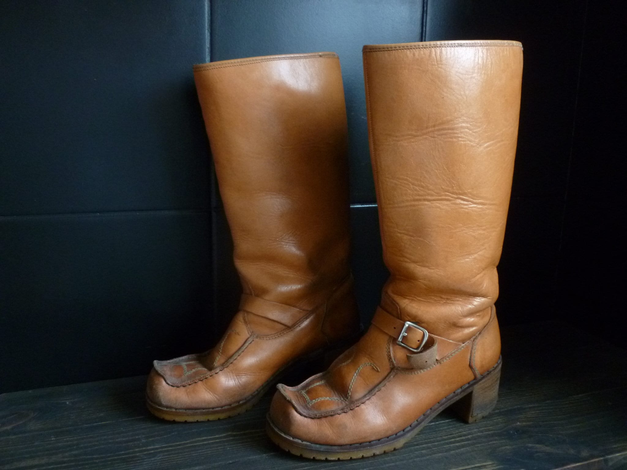 Vintage Leather Boots Sami Lappland Boots. Scandinavian - Etsy
