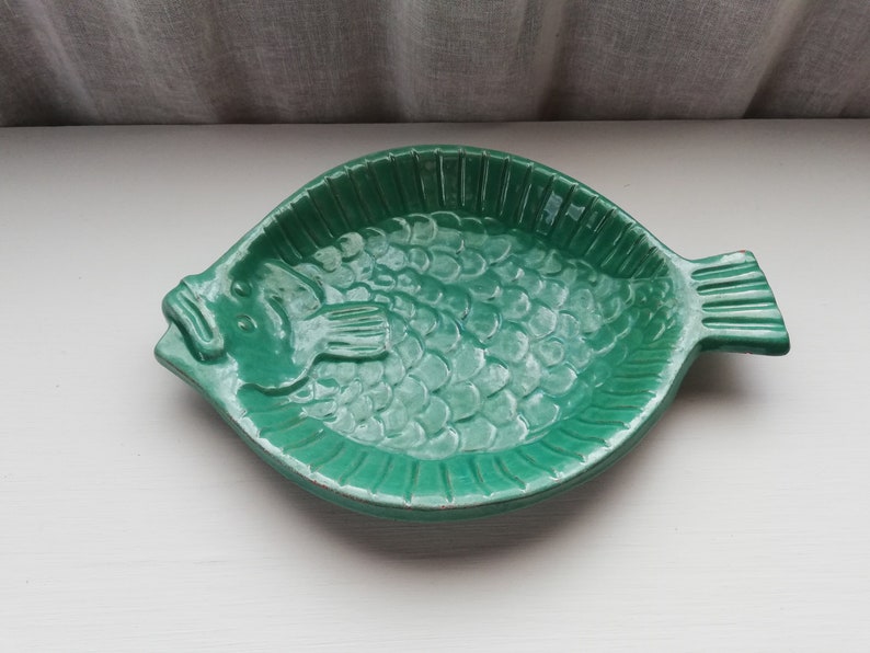 Mid Century Swedish Ceramic Fish Bowl: Höganäs Keramik Table Decor - Etsy