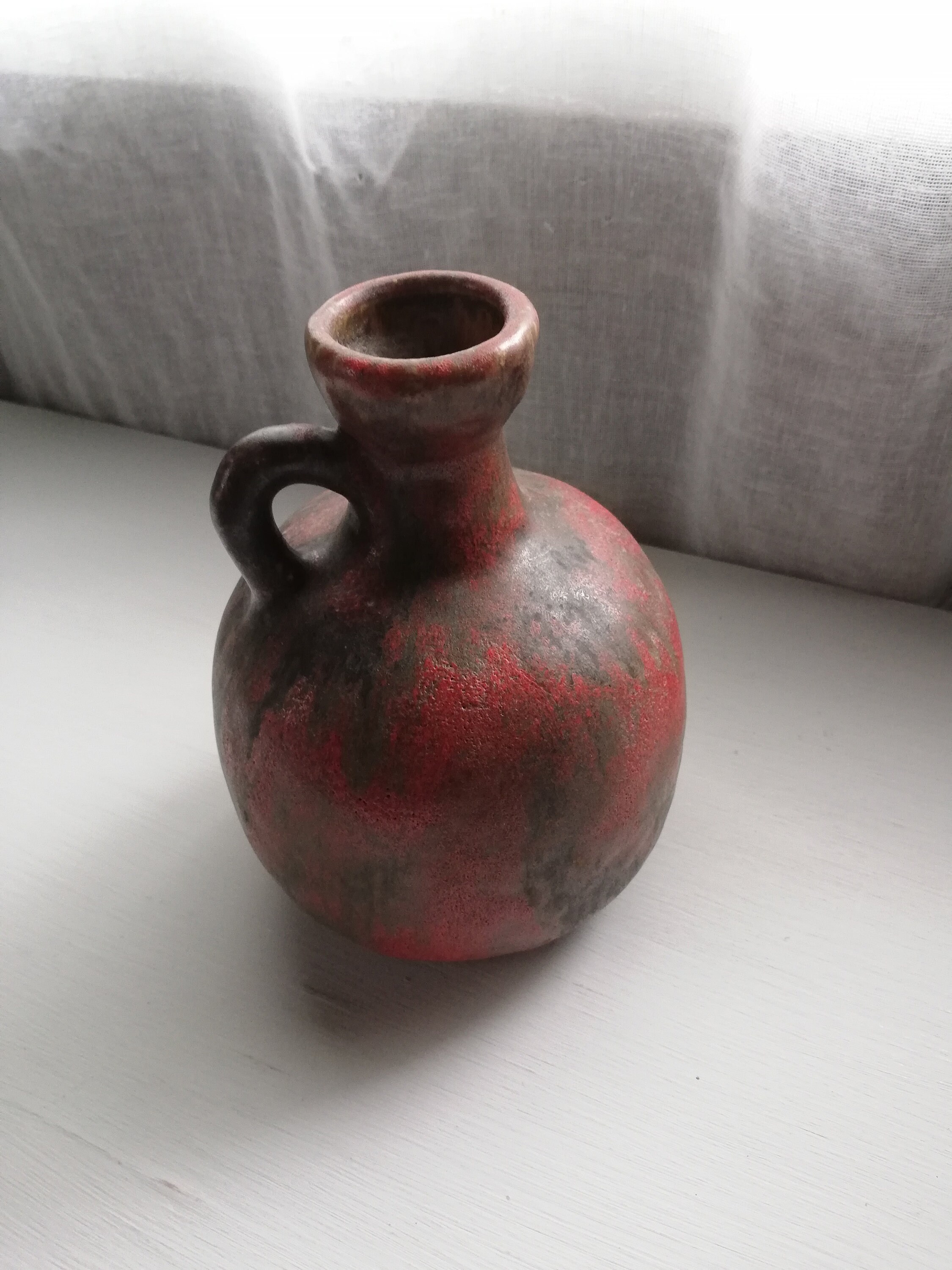 Pottery Vase Large Size and Heavy 1 Kg Mid Century Modern German ...