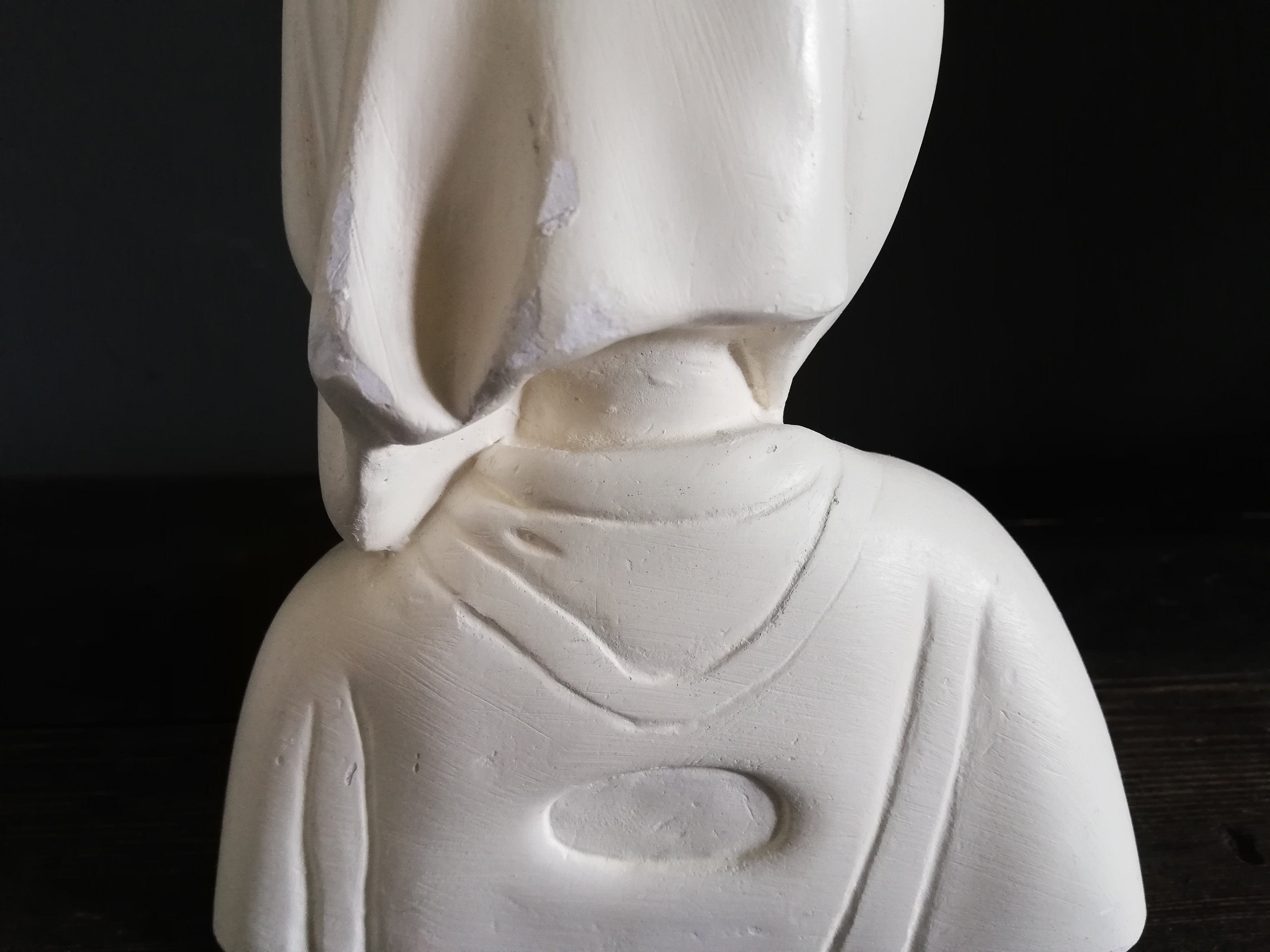 Vintage Plaster Girl Art Home Design - Etsy