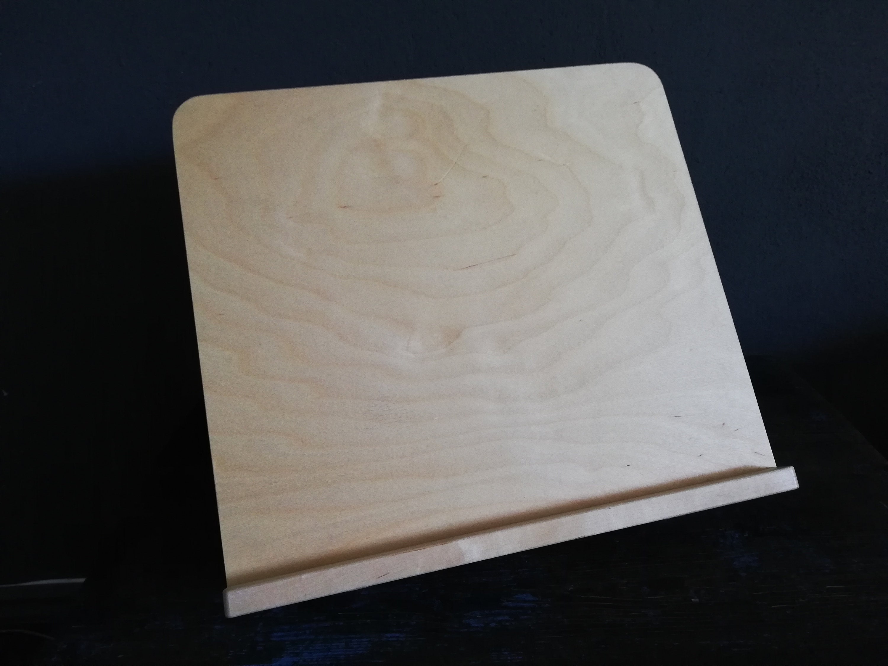 Wooden Book Stand With Adjustable Height - Etsy