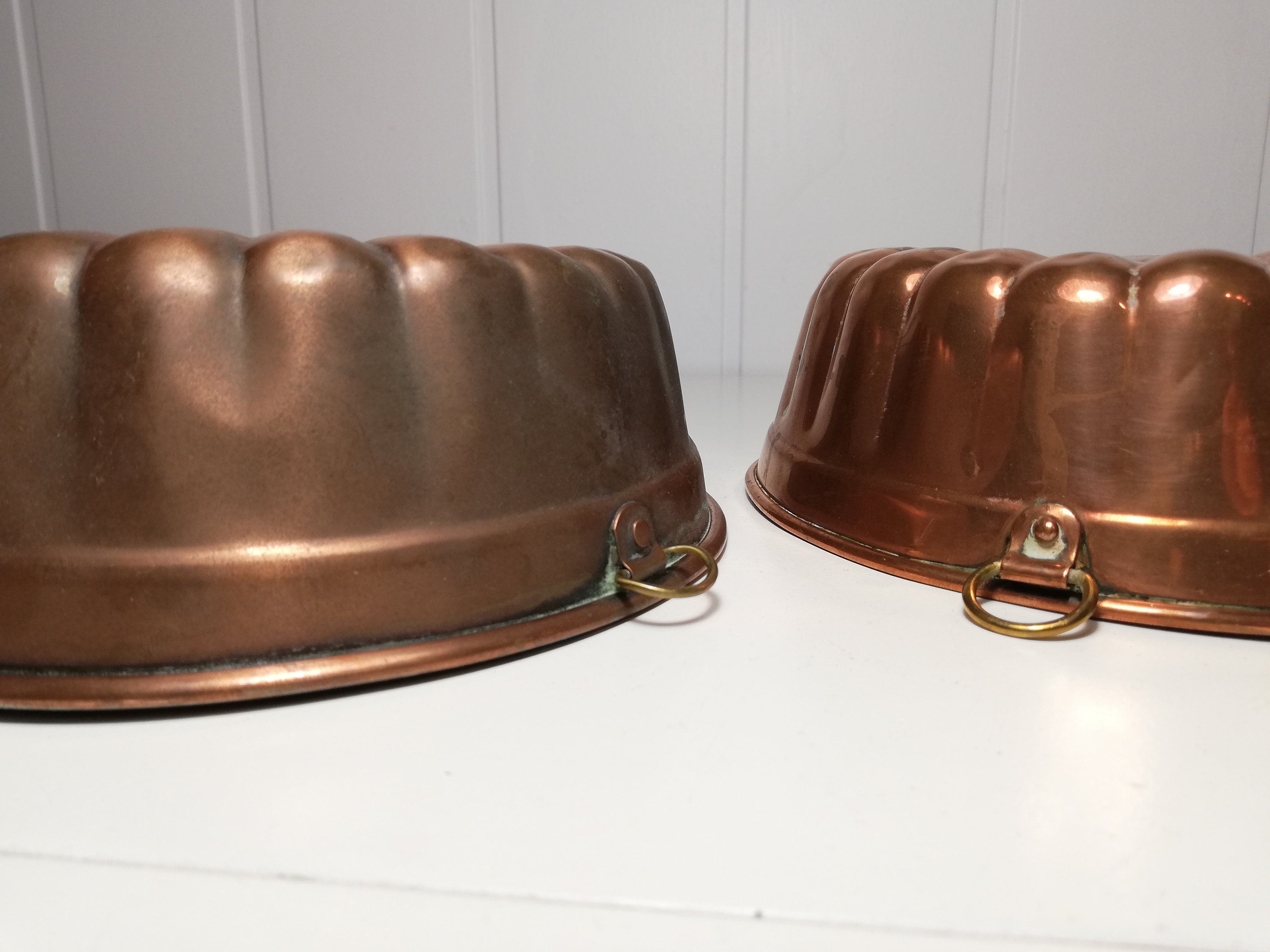 Vintage Copper Baking Pan. Copper Form. Set 2 Decorative Wall | Etsy