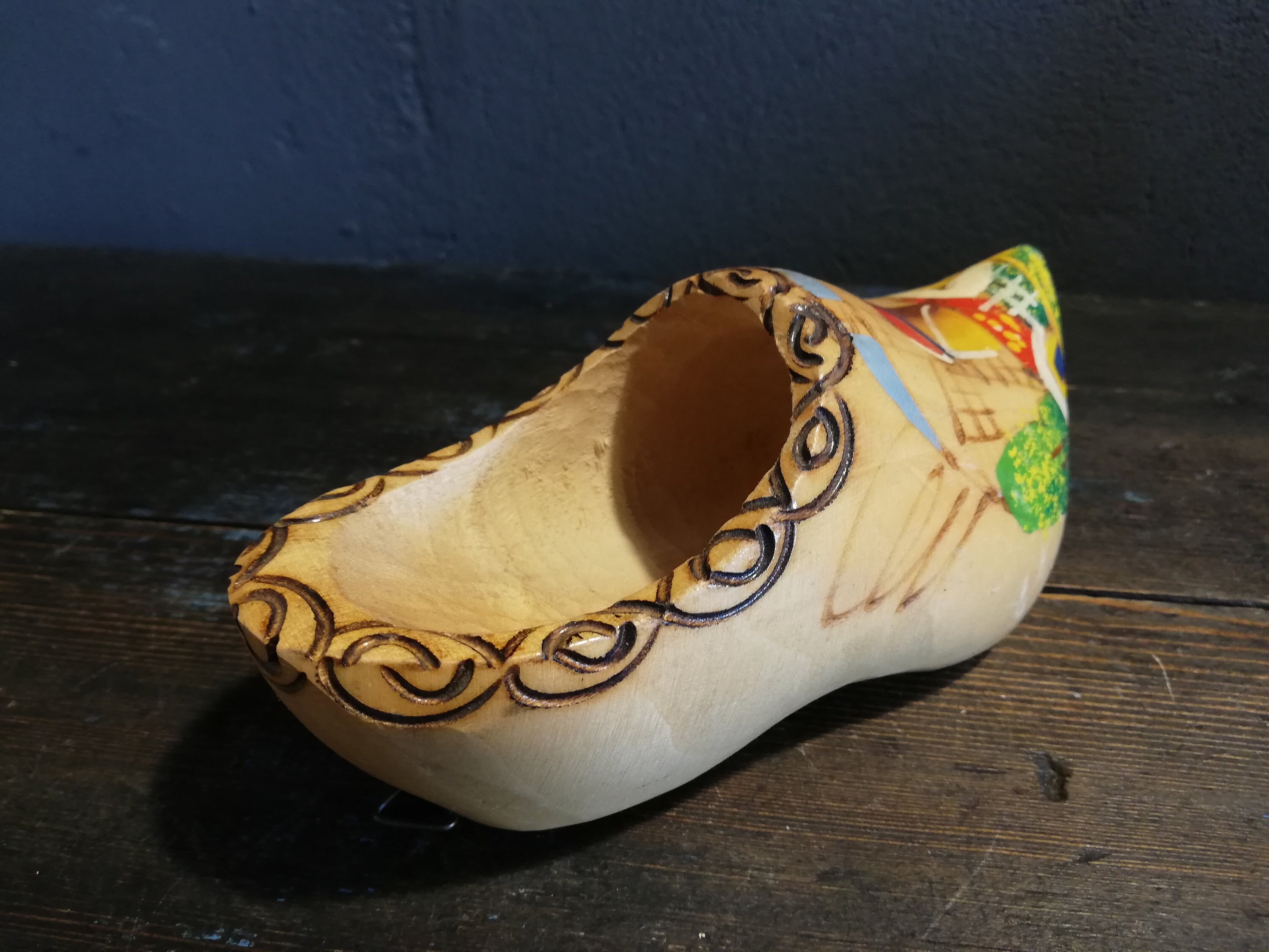Wooden Clog Painting Wall Decor - Etsy