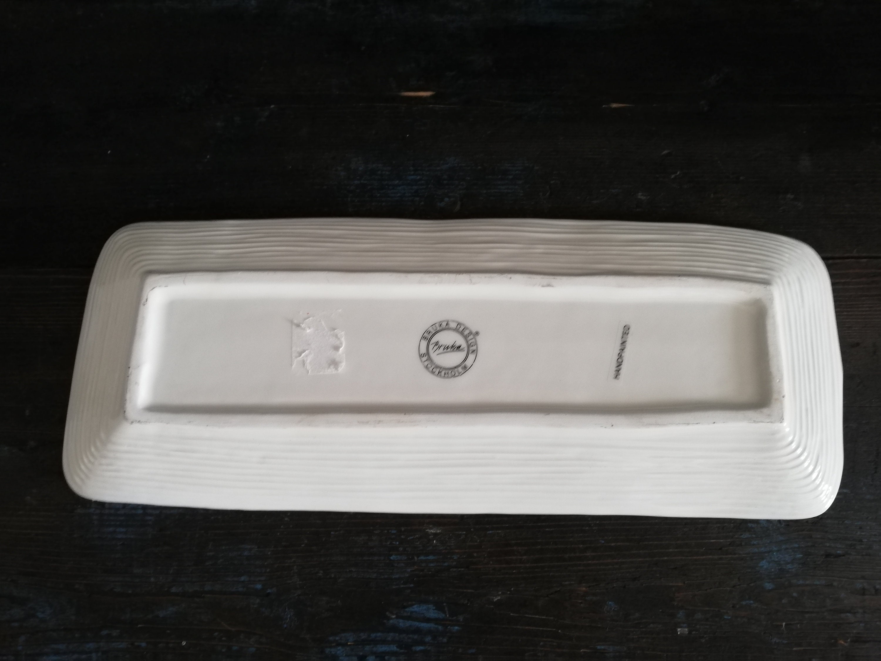 Bruka Design Stockholm Handpainted Mid-century Ceramic Serving Dish ...