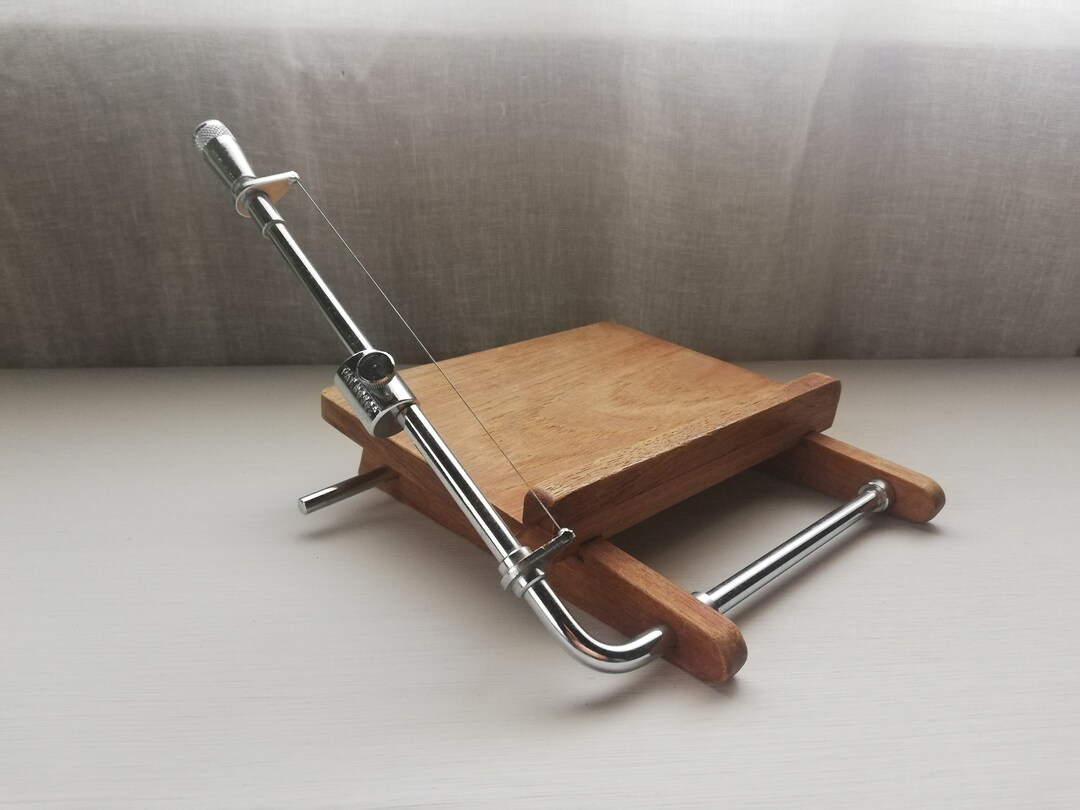 Mid Century Danish Modern Teak With Steel Cheese Slicer Cutter Made by ...