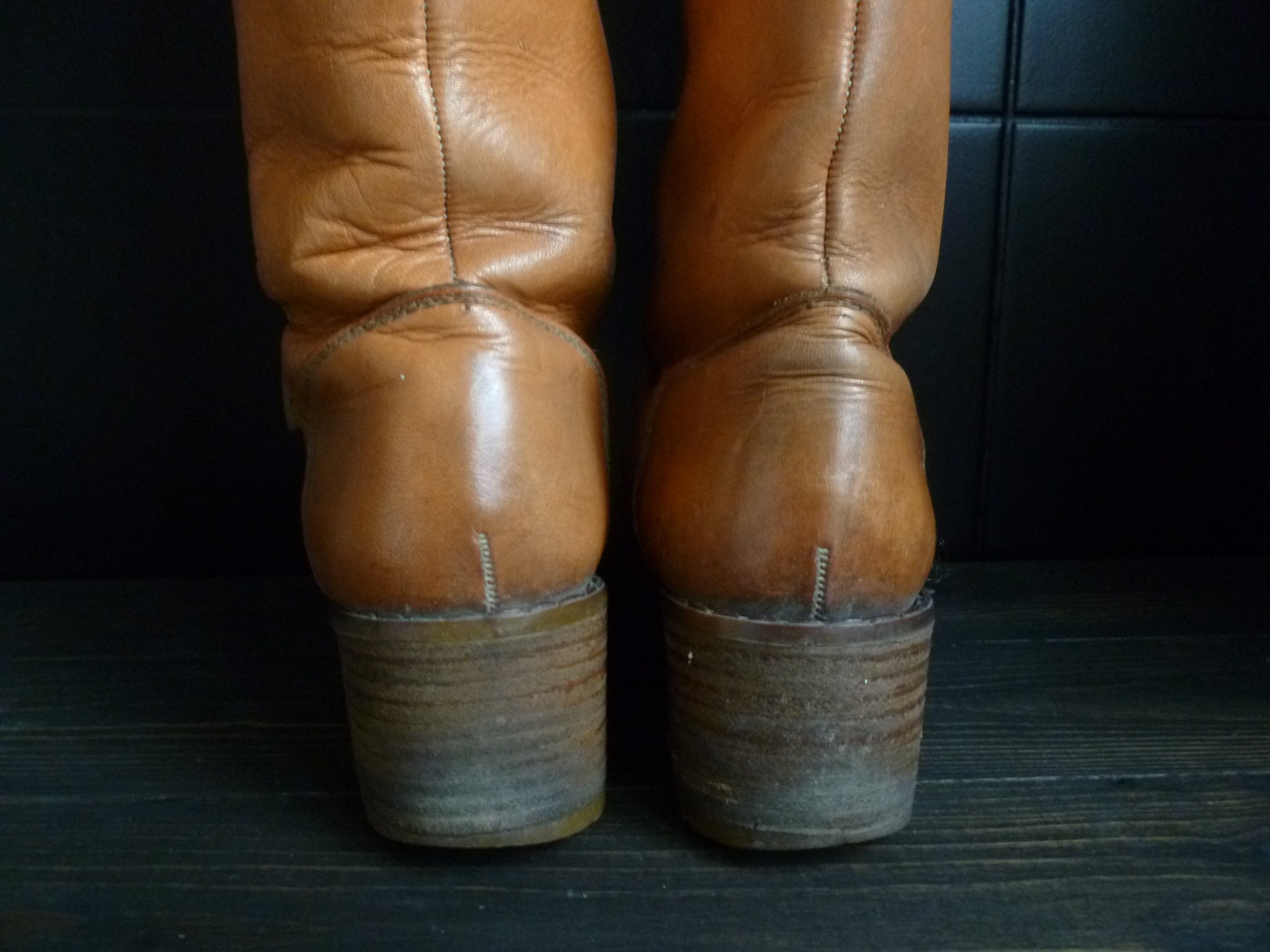 Vintage Leather Boots Sami Lappland Boots. Scandinavian - Etsy