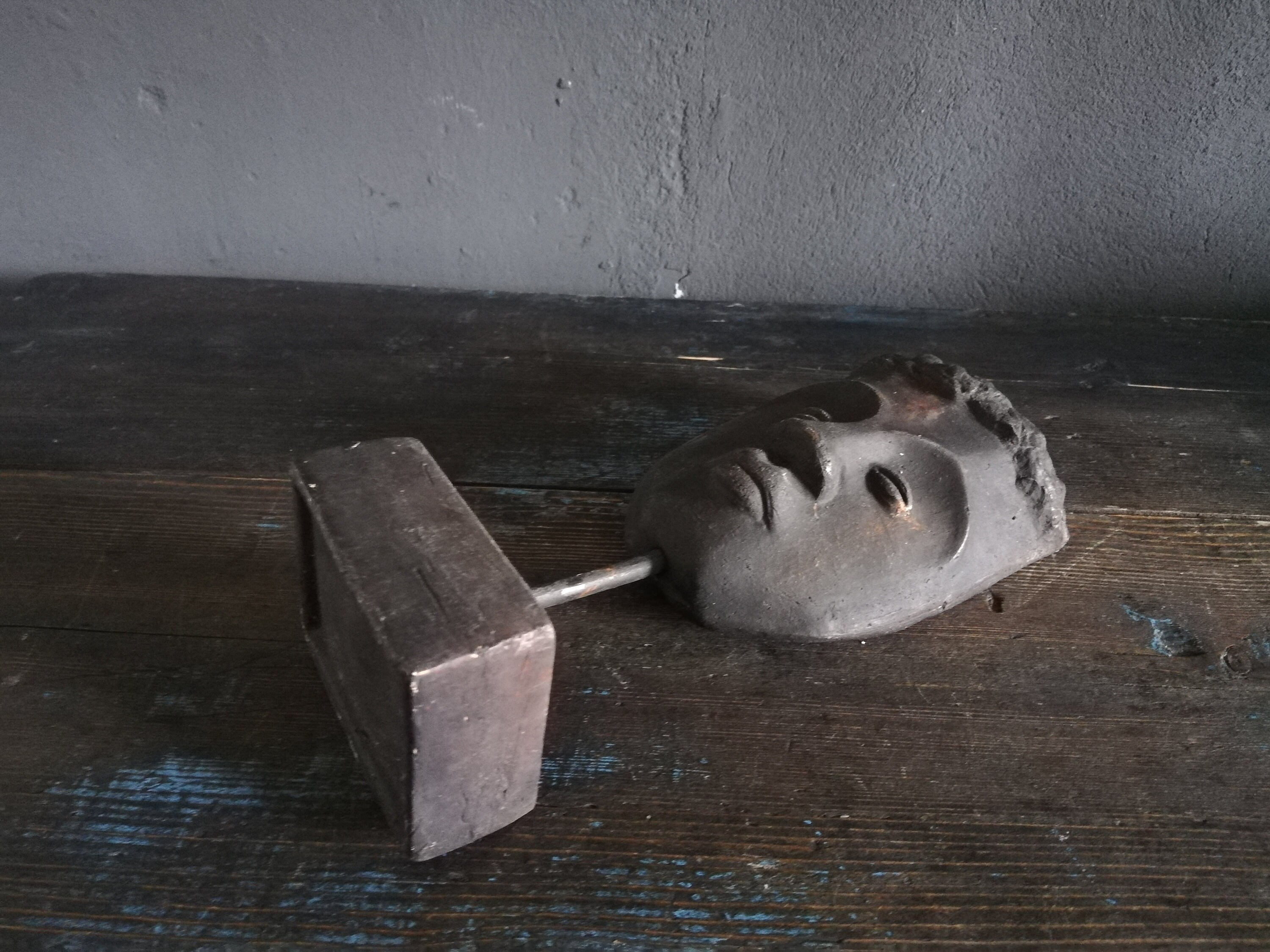 Plaster face Home Interior Plaster Art French Vintage Abstract | Etsy