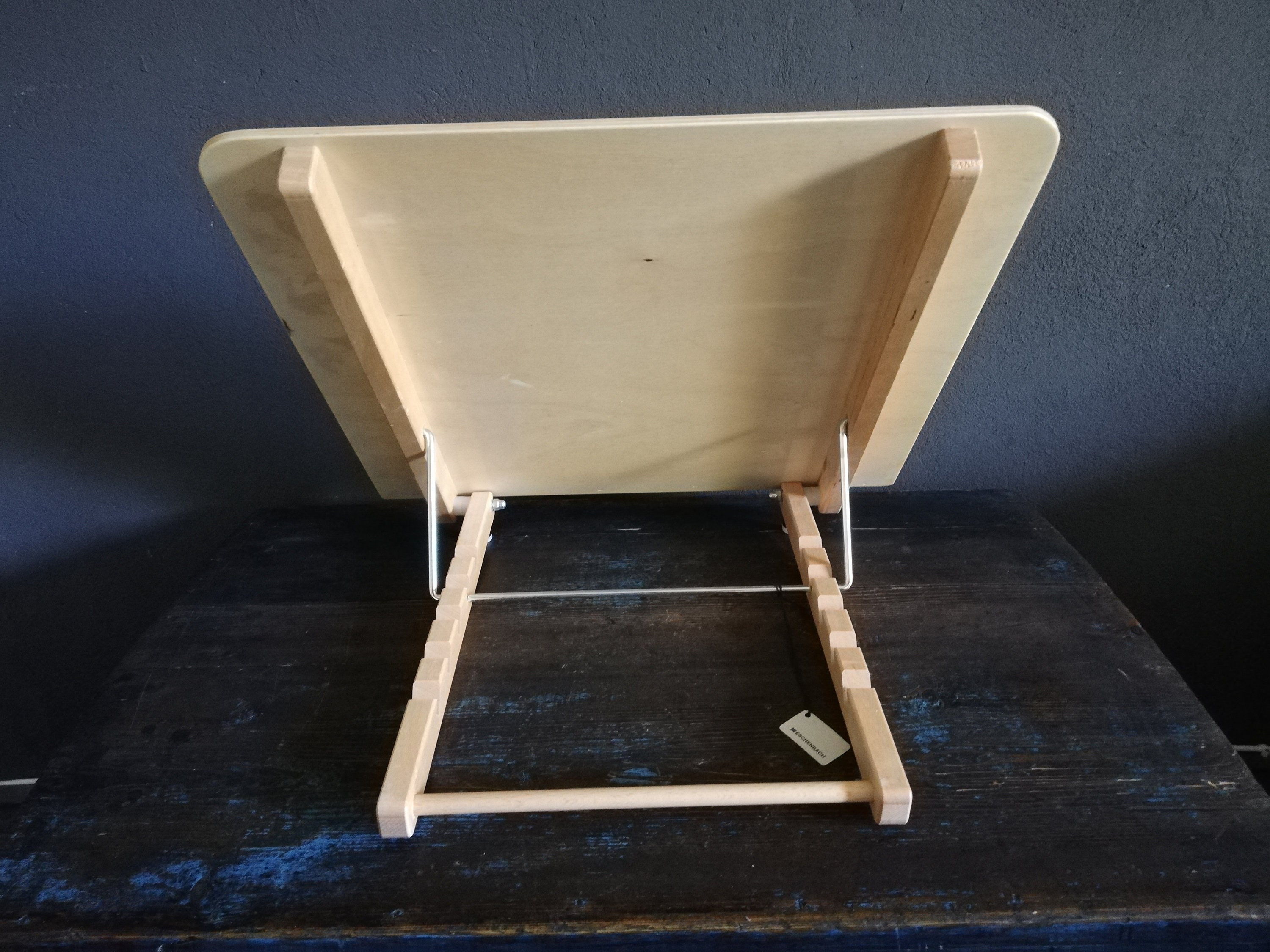 Wooden Book Stand With Adjustable Height - Etsy