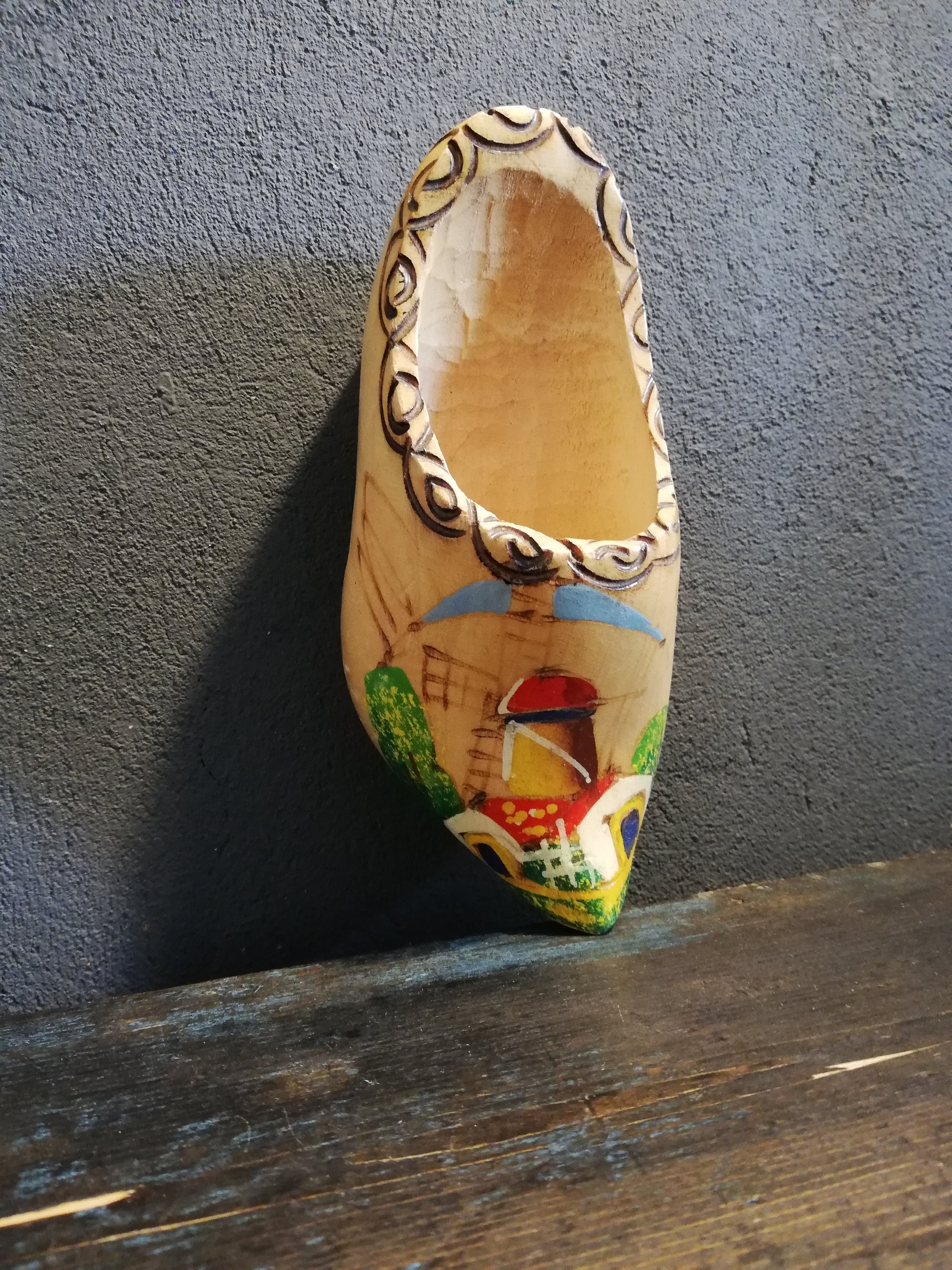 Wooden Clog Painting Wall Decor - Etsy