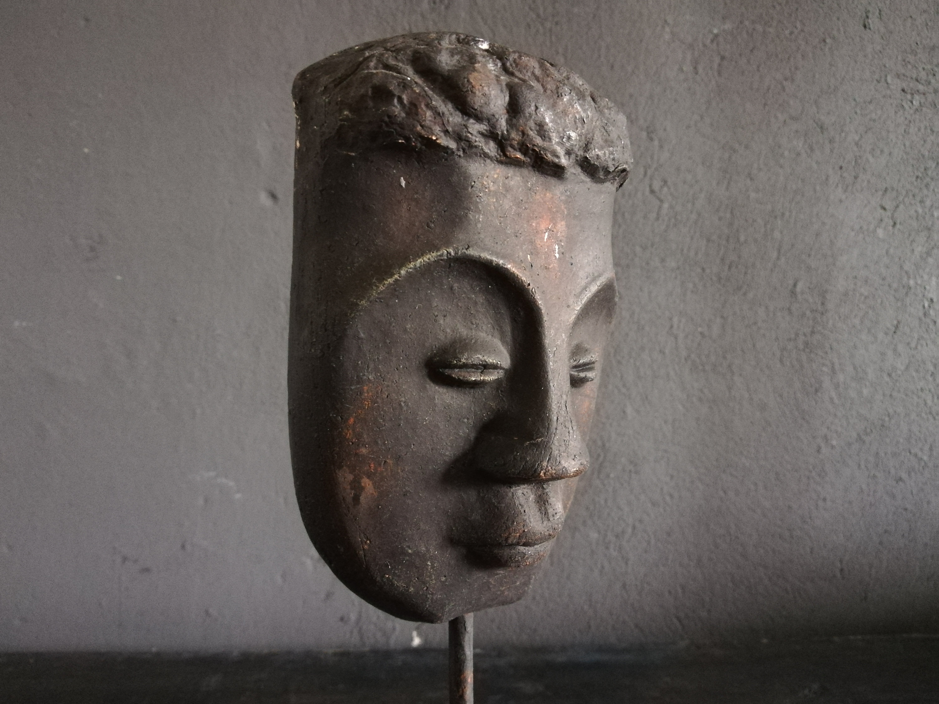 Plaster face Home Interior Plaster Art French Vintage Abstract | Etsy