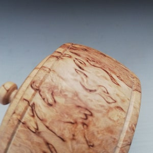 Vintage Birch Wood Round Box With Cover-trinket Box-swedish Handmade ...