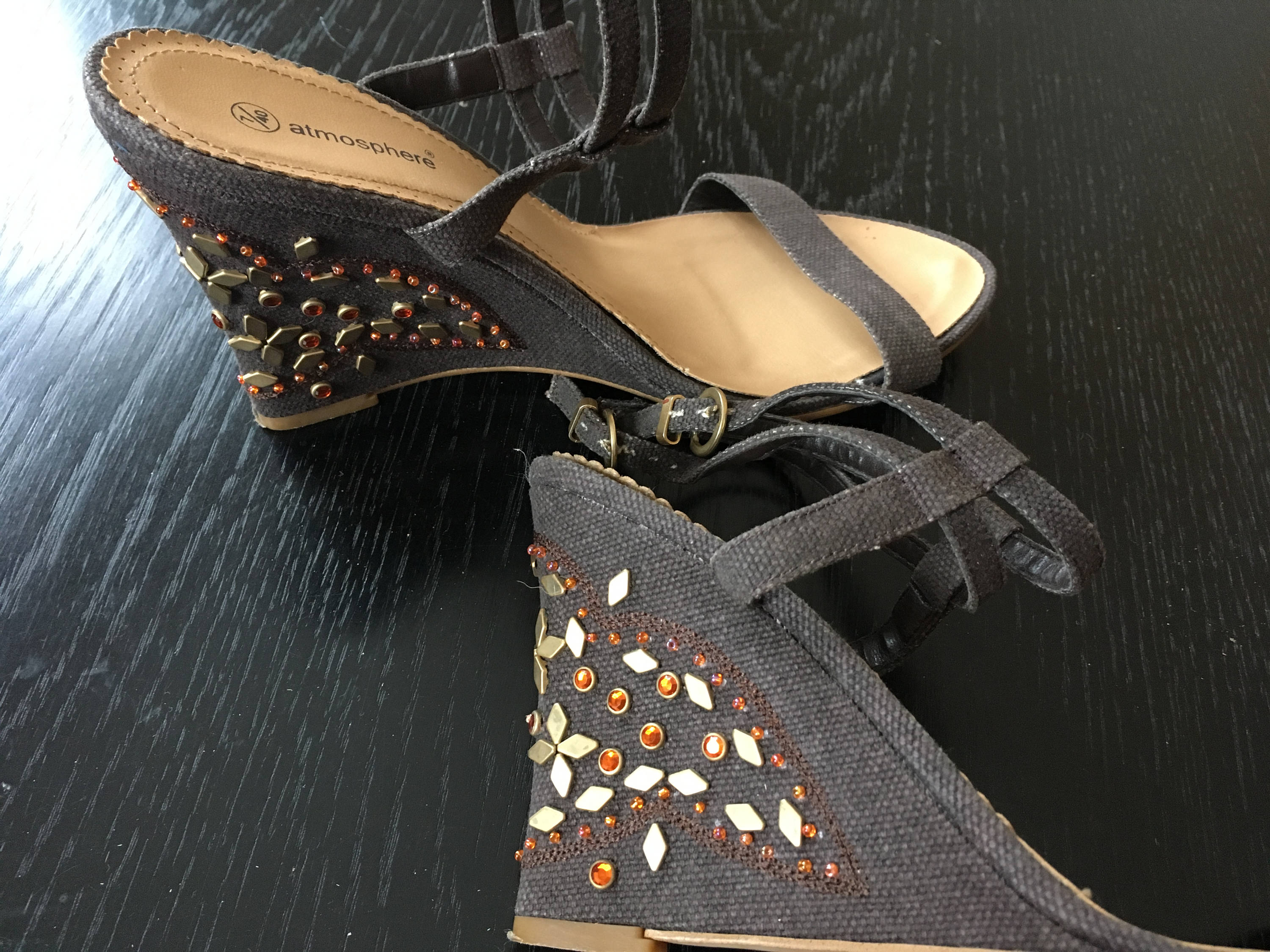 Atmosphere Brown Platform Shoes Size 40 Eur, 9 Us, 7 Uk. - Etsy