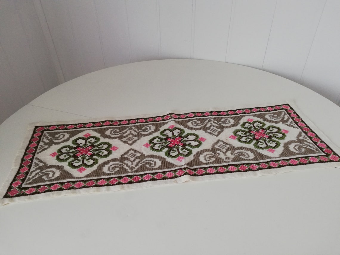 Embroidery Table Runner Table Decor. - Etsy
