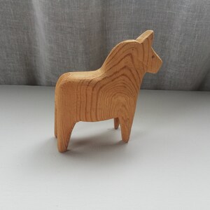 Swedish Dala Horse Hand Carved Wood Traditional Scandinavian Design ...