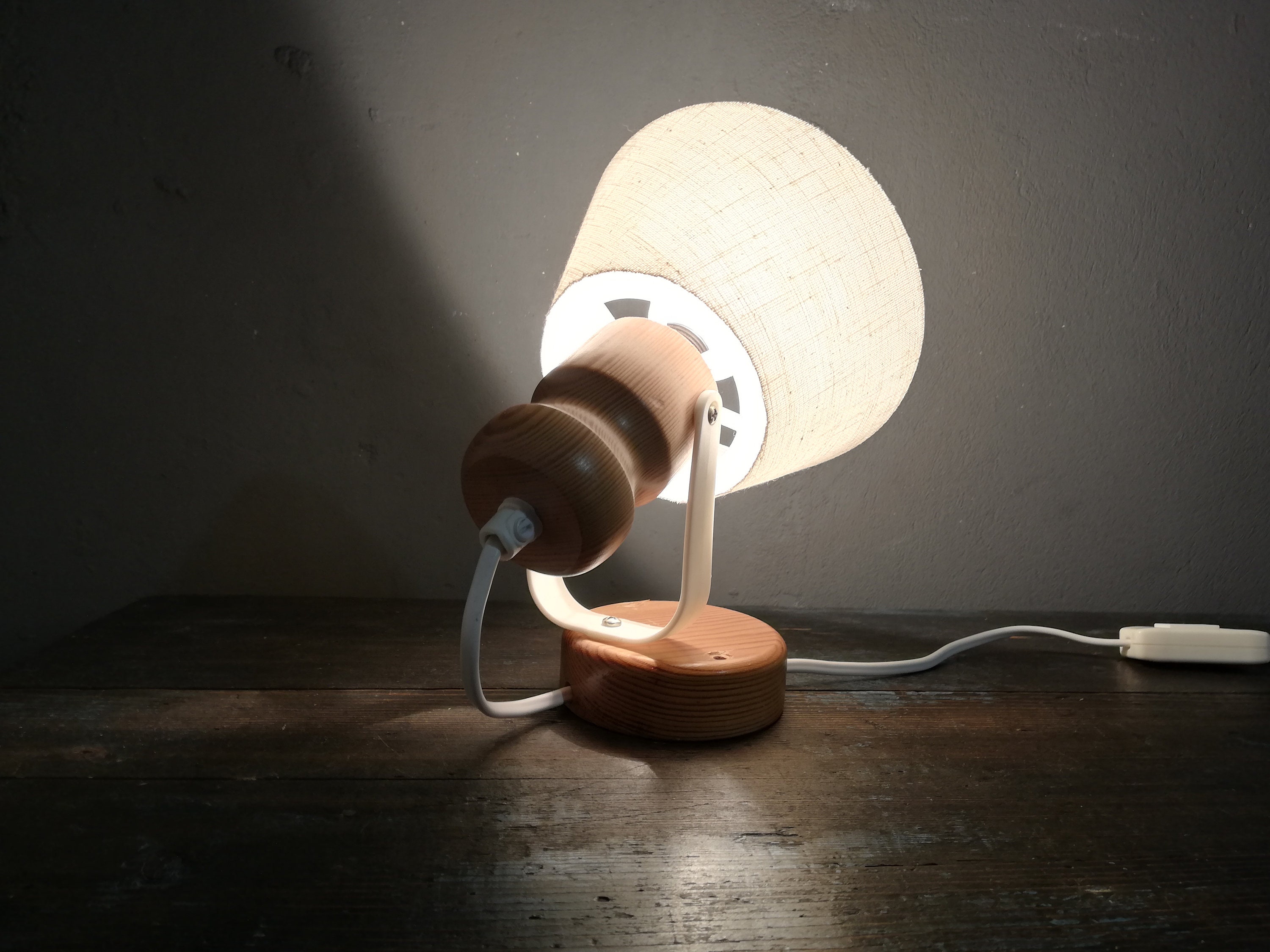 Wooden Wall lamp Scandinavian design. Made in Sweden. | Etsy