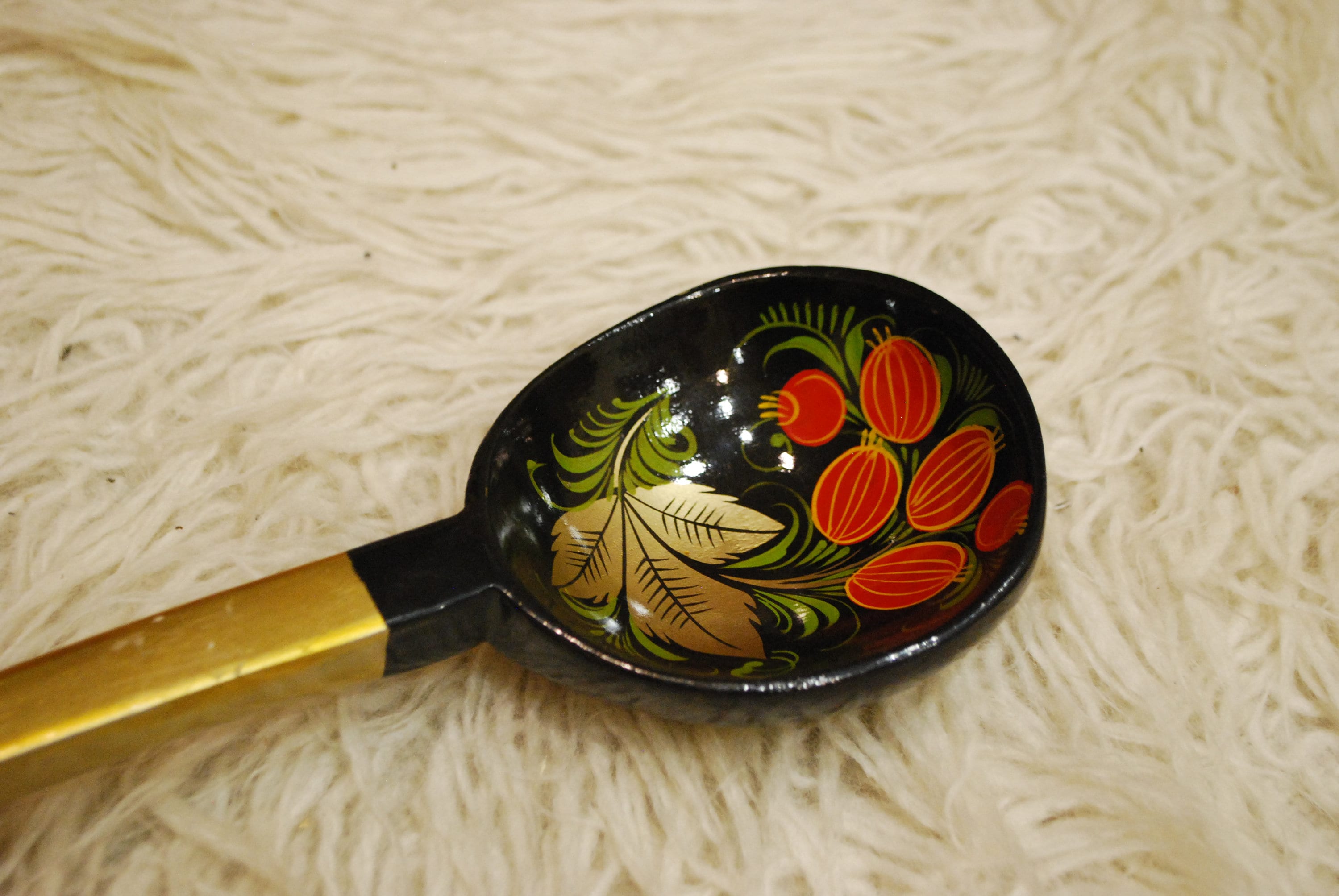 Russian Wooden Spoon Handmade. - Etsy
