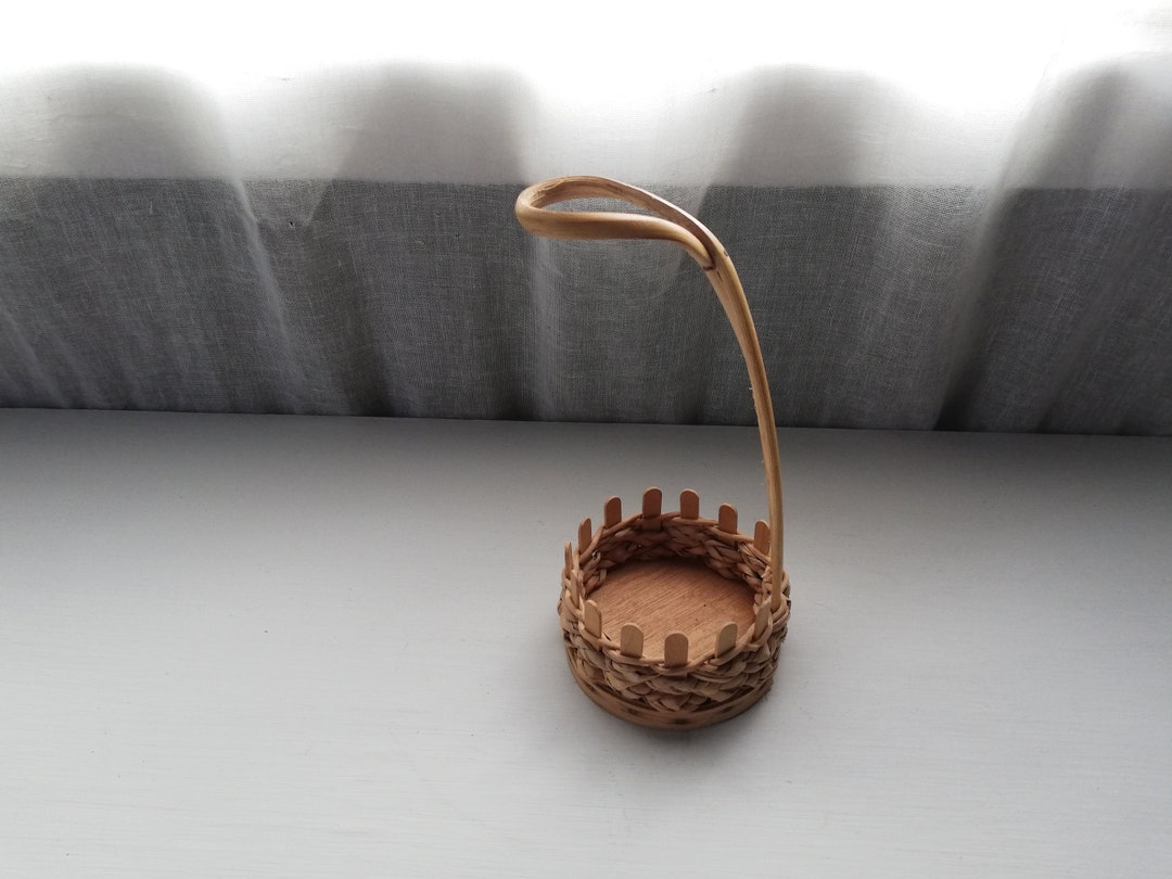 Flower Pot Wickerwork Swedish Handmade-vintage - Etsy