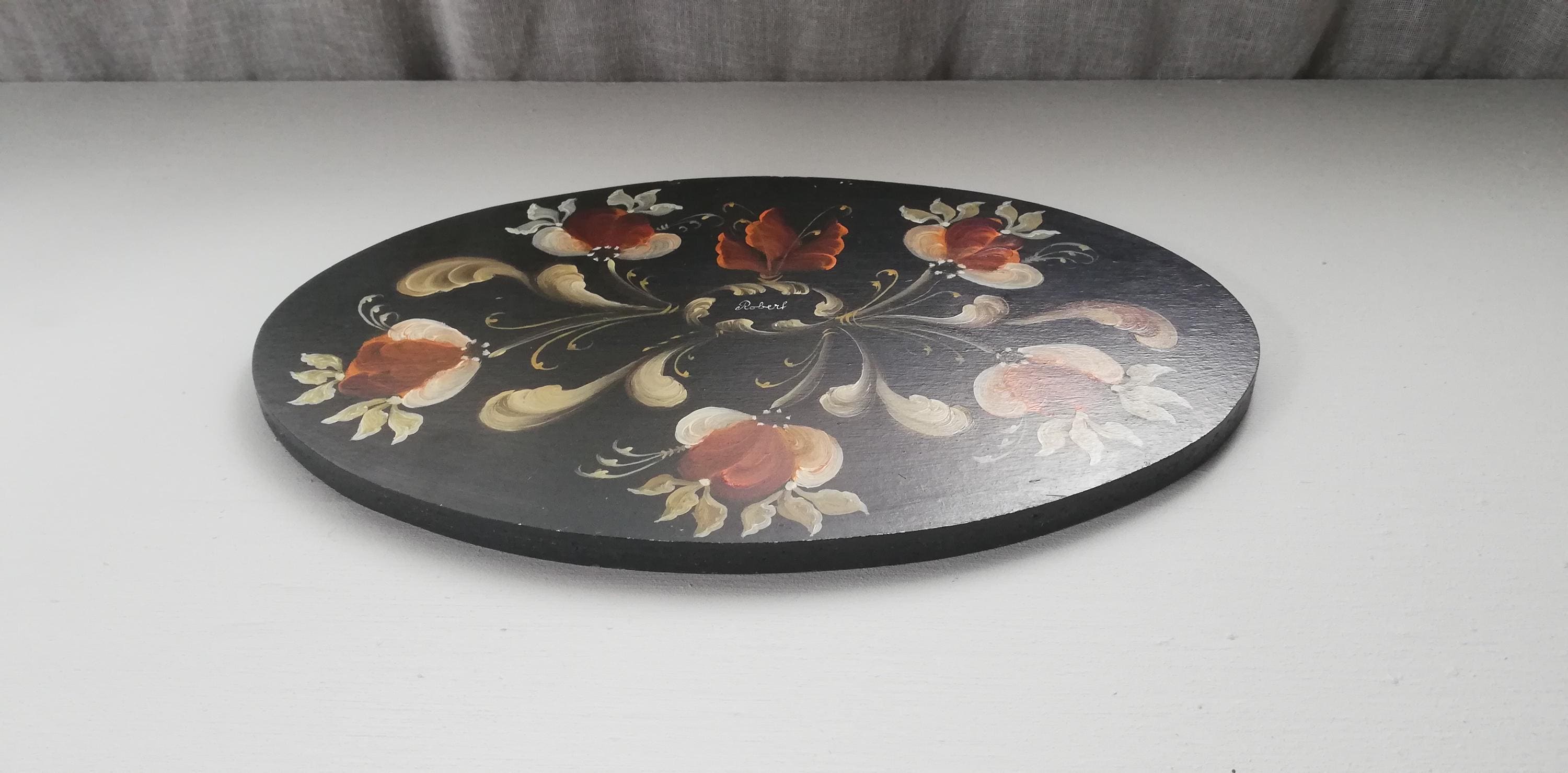 Norwegian Rosemaling Wall Decor - Hand Painted - Etsy