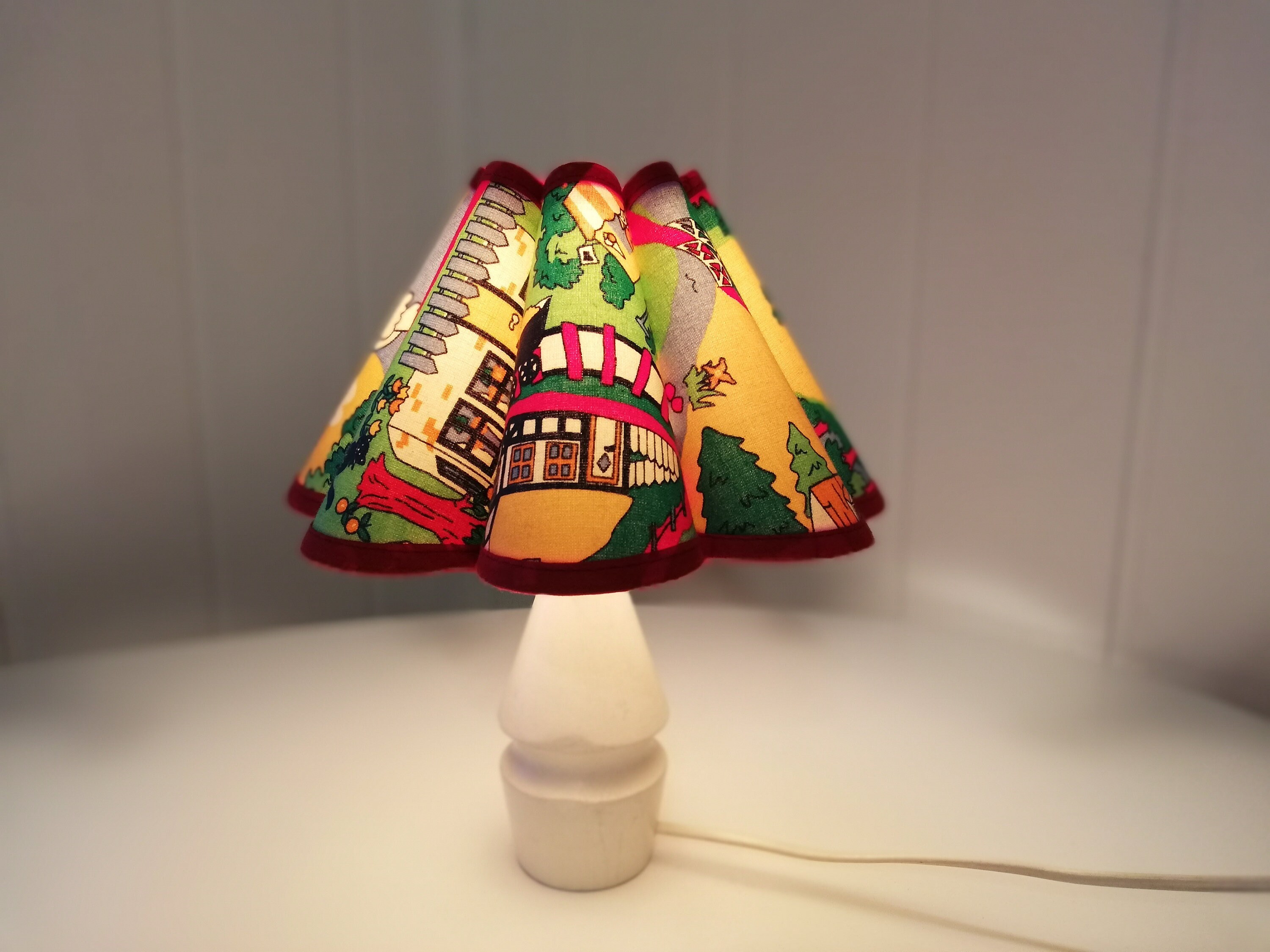 Vintage Table lamp. Kids room lamp | Etsy