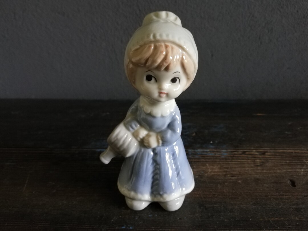 Porcelain Girl Figurine - Etsy