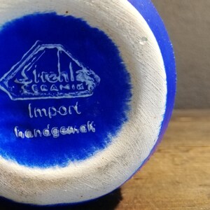 Denmark Blue Vase Vintage Ceramic 70 S,danish Pottery - Etsy