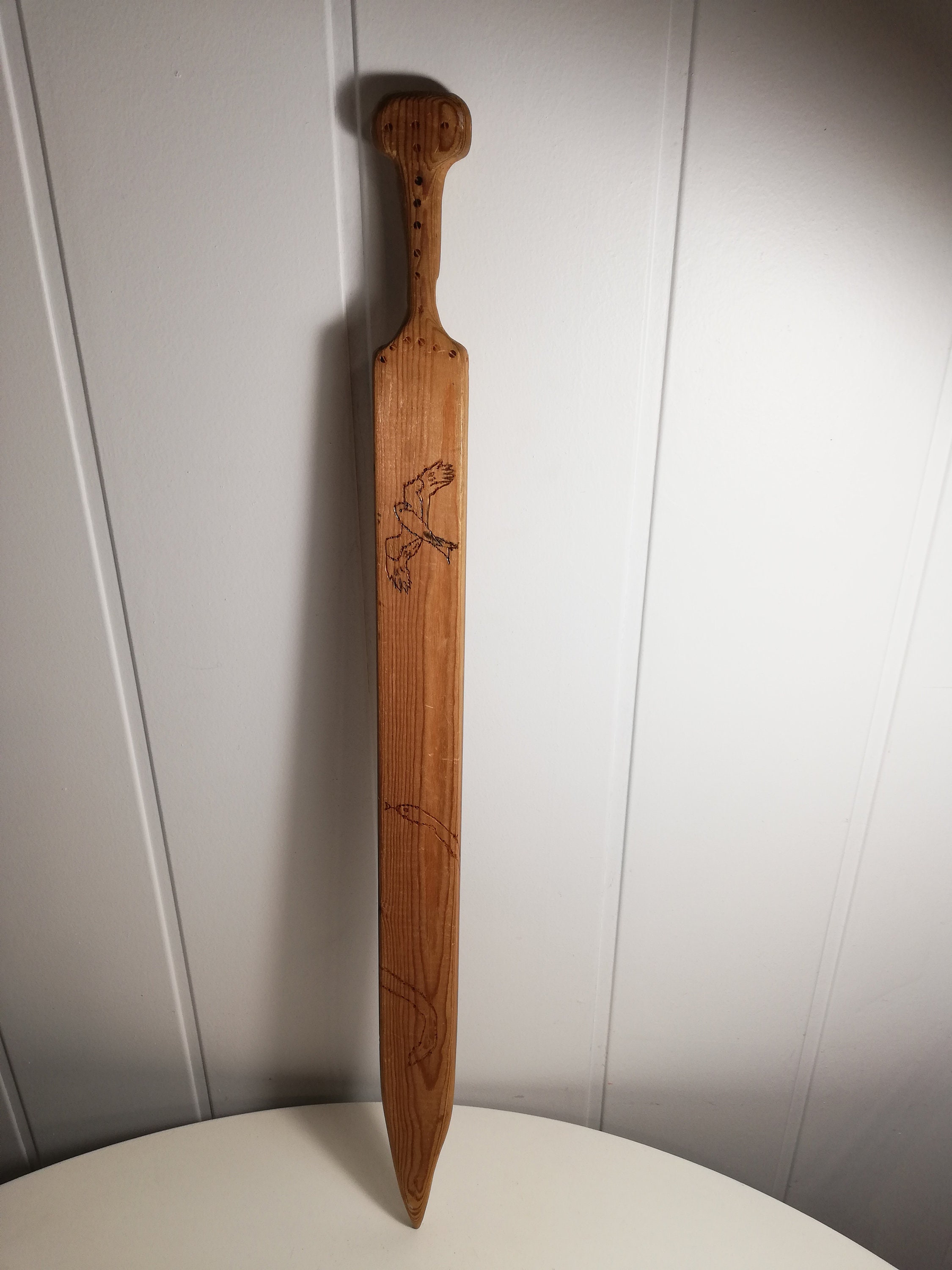 Toy Wooden Sword Handmade - Etsy