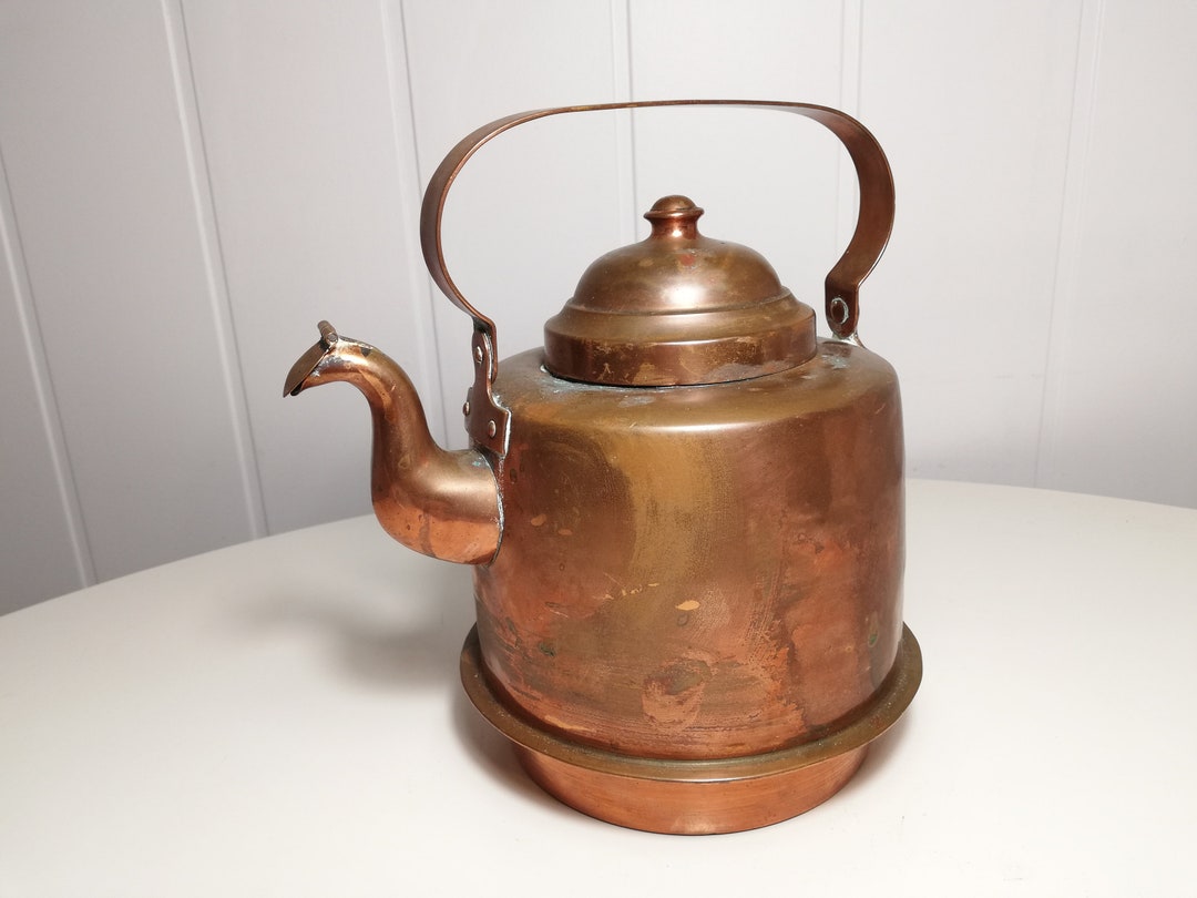 Vintage Copper Teapot - Etsy