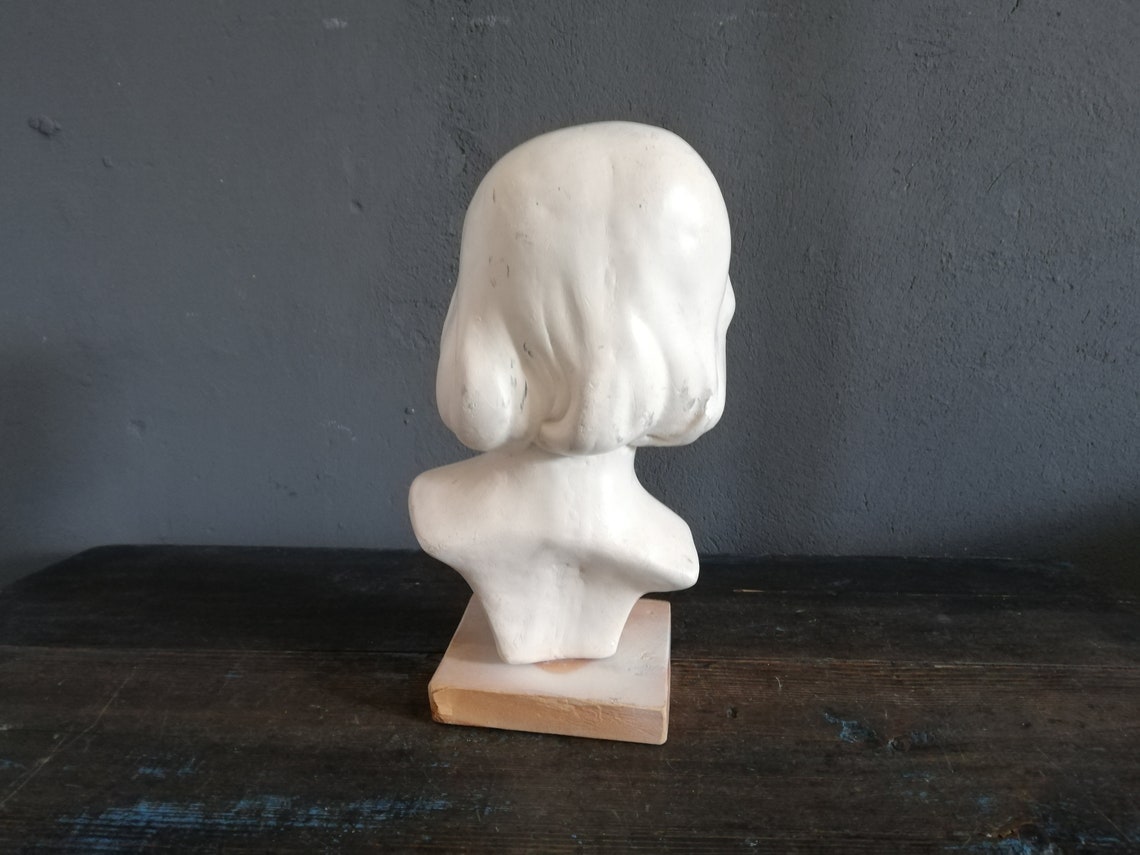 Antique Plaster Head With Wooden Pallet Plaster Art Home - Etsy