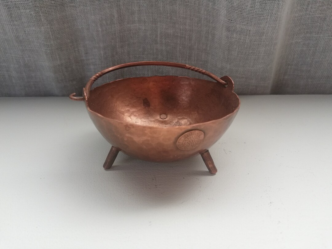 Copper Witches Cauldron / Copper Flower Pot Roros Bergstad - Etsy