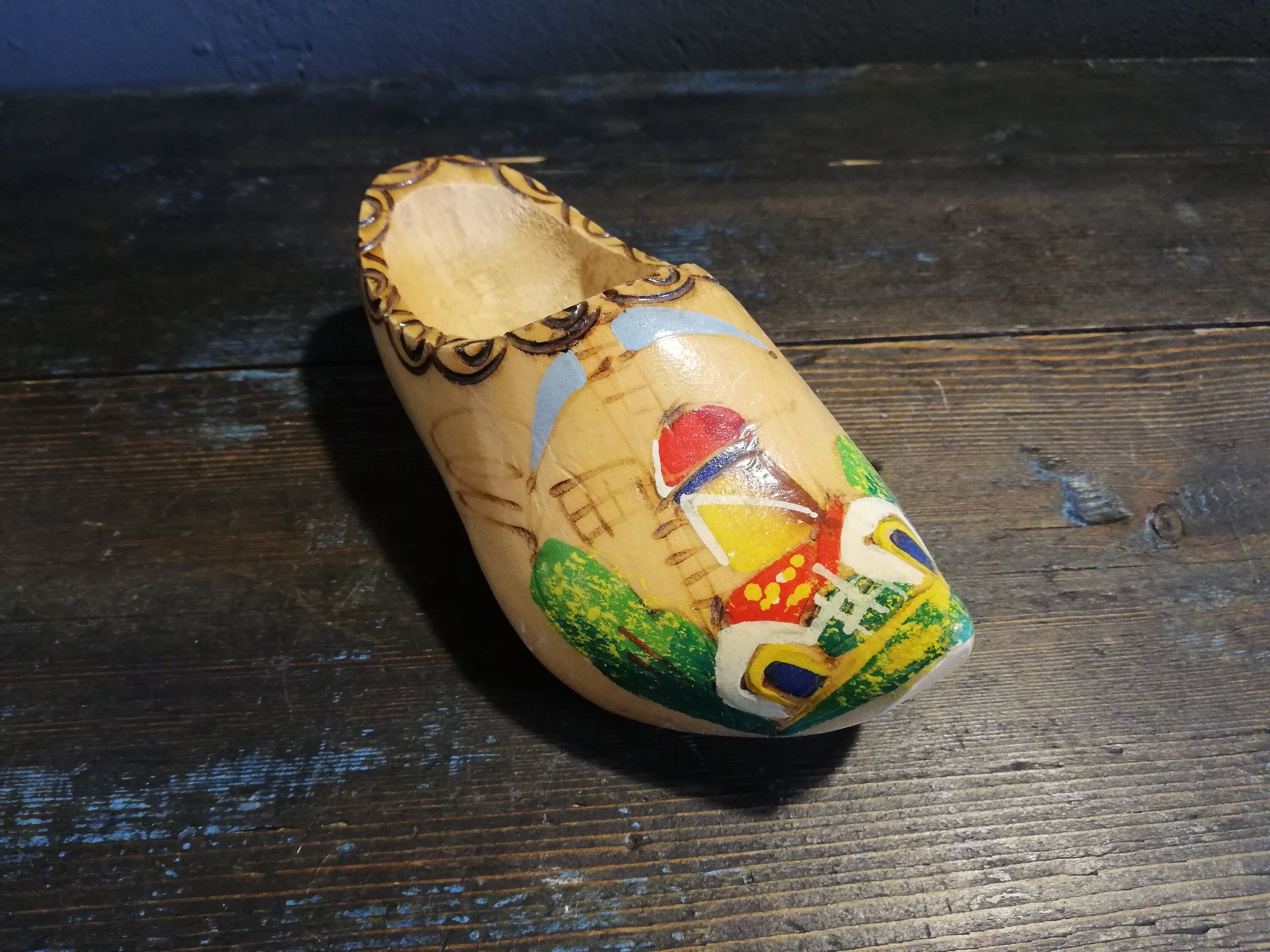 Wooden Clog Painting Wall Decor - Etsy