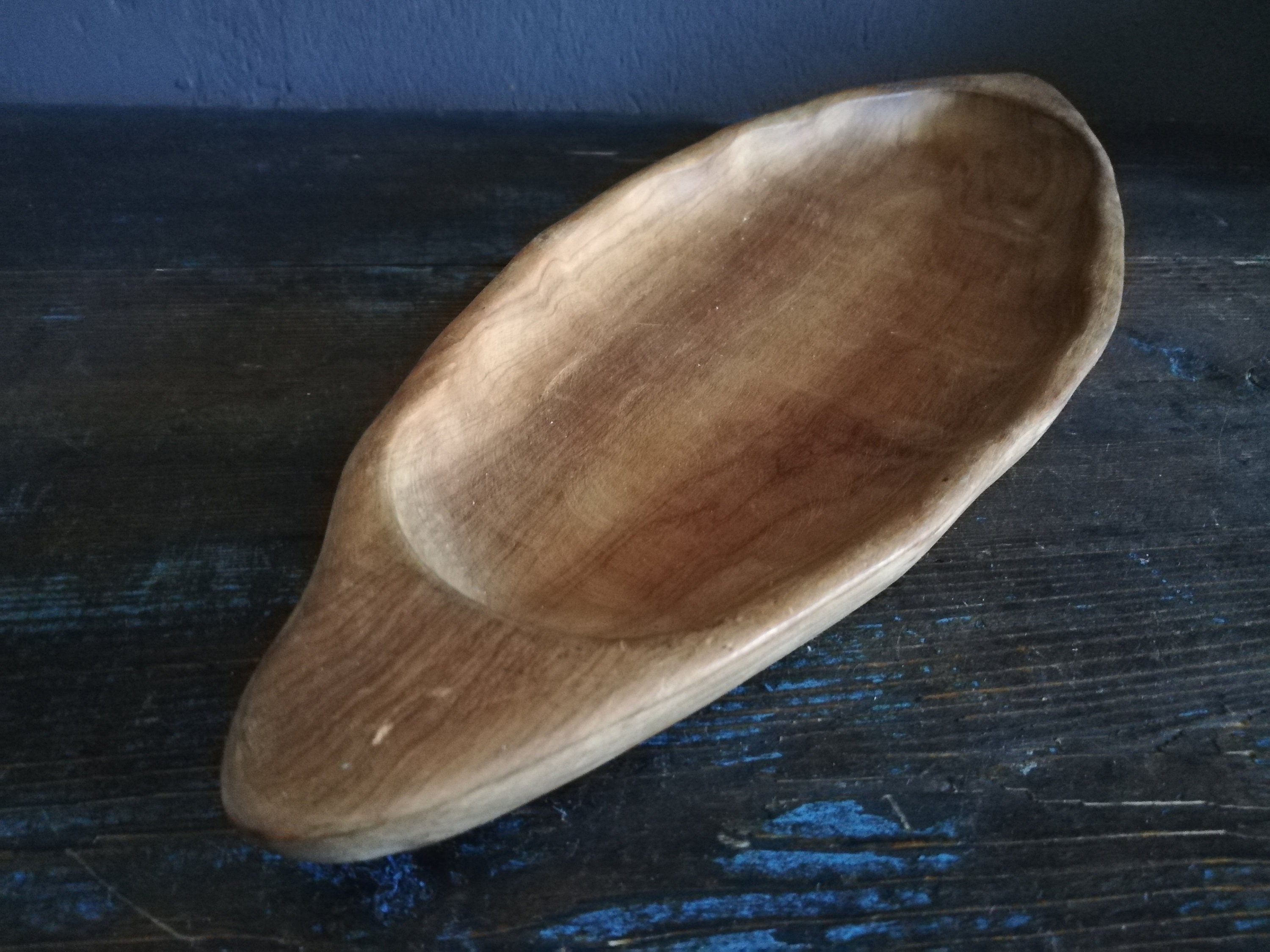 Serving Dish-bowl Natural Wood Hand Carved Kitchen Decor - Etsy UK