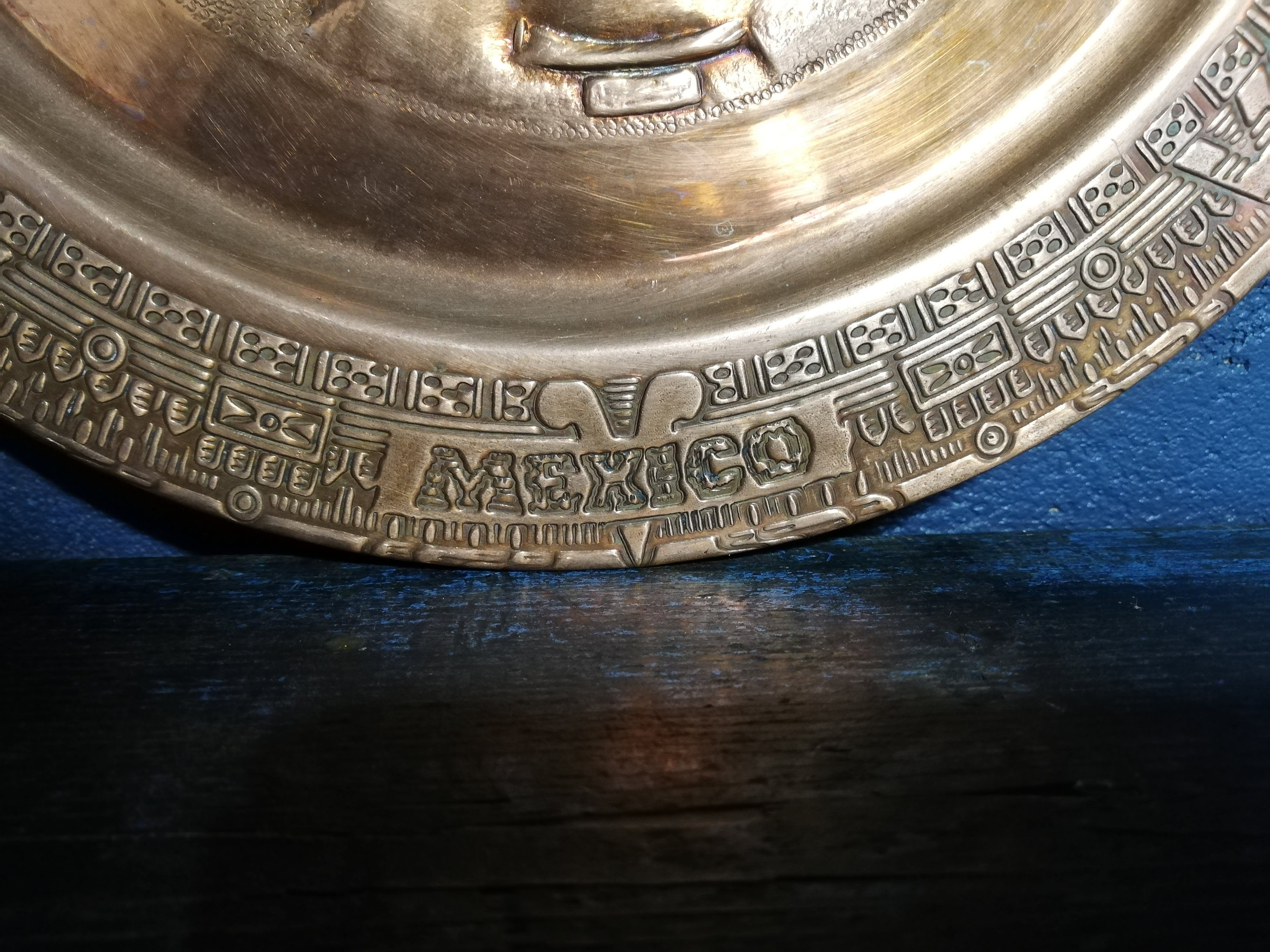 Vintage Copper Wall Plate: Mexican Tribal Decor (11.0 Inches) - Etsy
