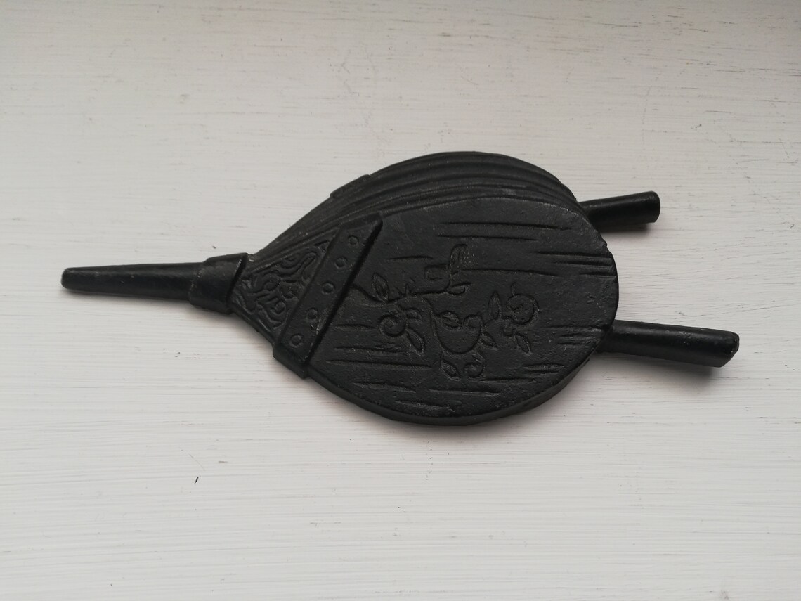 Iron Fireplace Bellows Wall Decor Made in Taiwan-handmade - Etsy