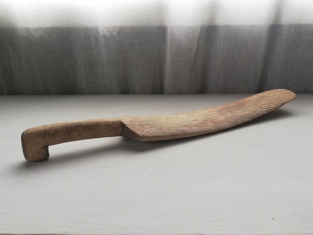 Norwegian Antique Washing Paddle Hand Carved Large Size and in Good ...