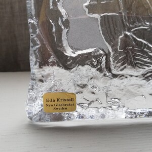 Eda Kristall Nya Glasbruket Sweden Glass Art Ship - Etsy