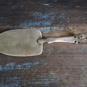Norwegian Antique Large Size Pewter Cake Spatula - Etsy