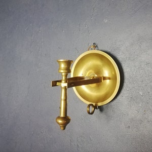 Wall Sconce Double Function Table and Wall Massive Brass Candle Holder ...
