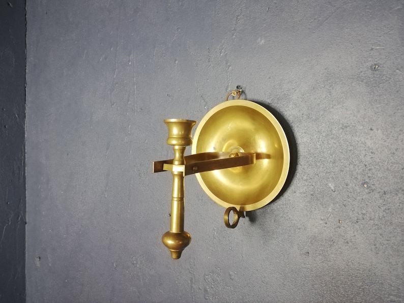 Wall Sconce Double Function Table and Wall Massive Brass - Etsy