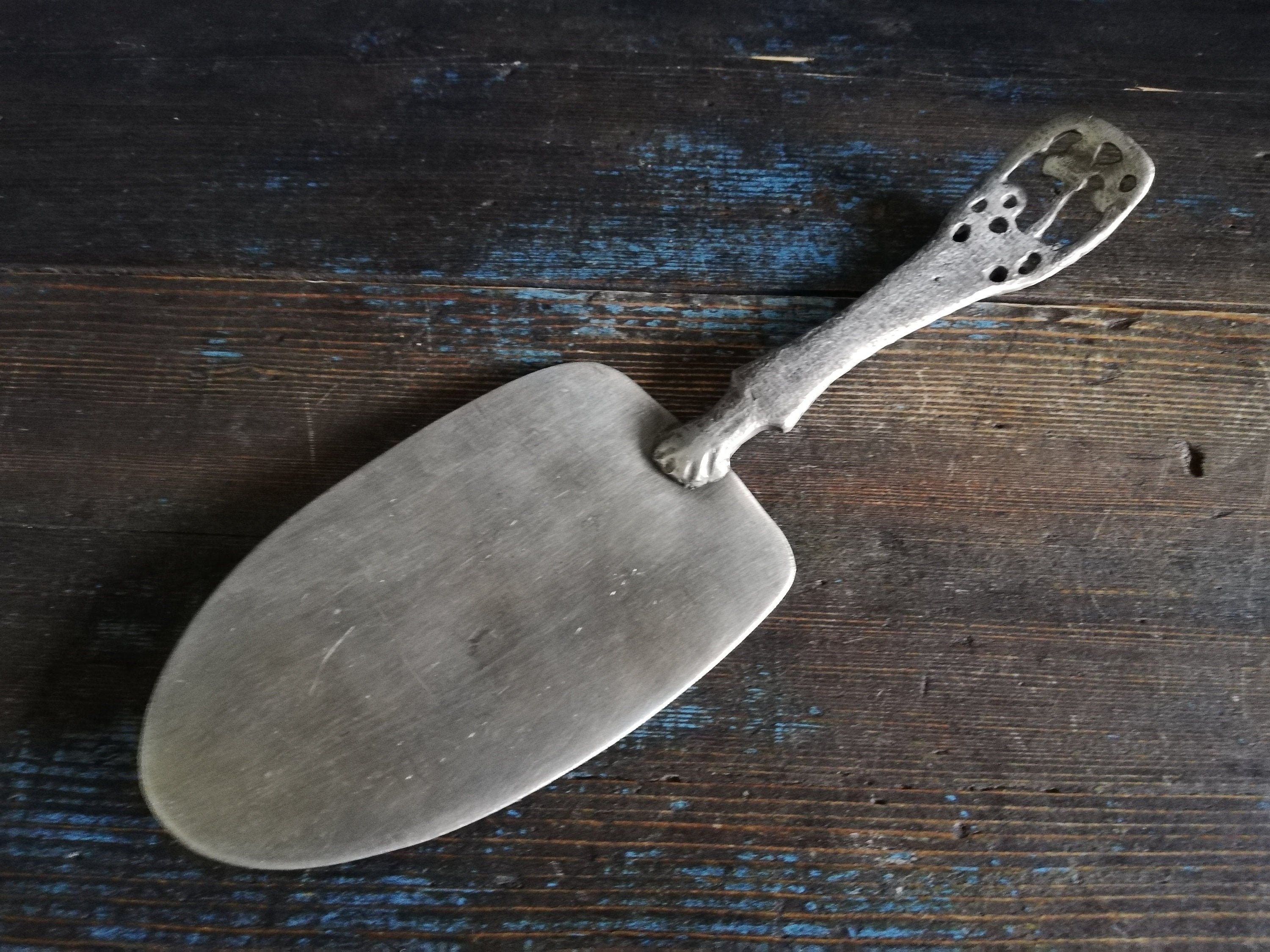 Norwegian Antique Large Size Pewter Cake Spatula | Etsy