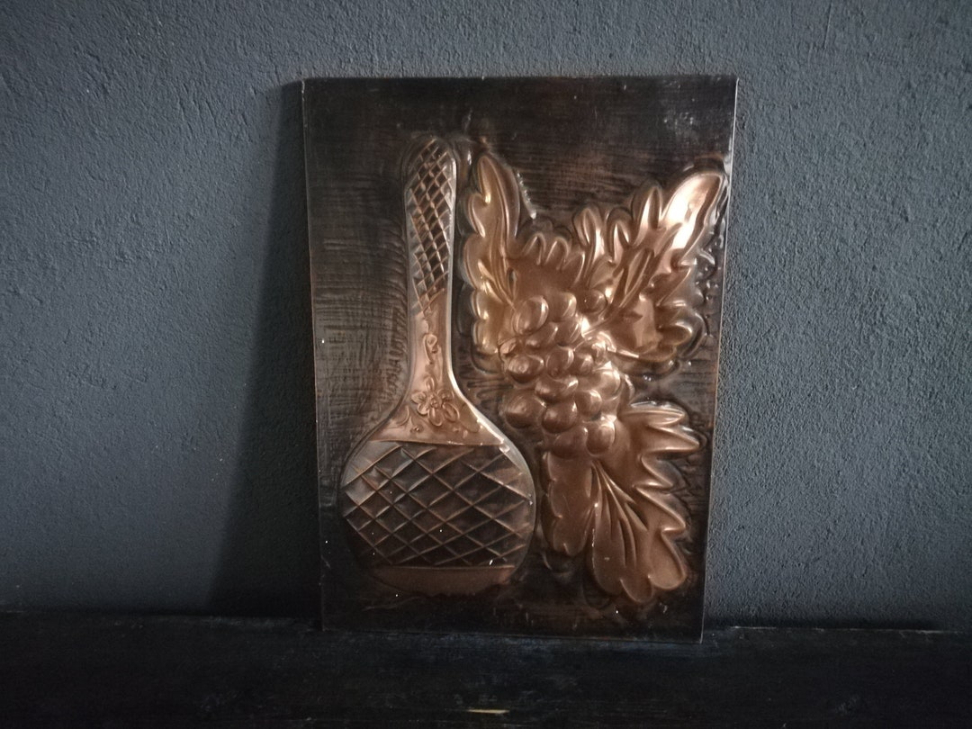 Copper Relief Painting Wall Decor - Etsy